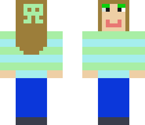 ugly disgusting blue and green ugh sue heck | Minecraft Skins