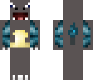 Mega Charizard X | Minecraft Skin