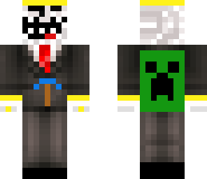 Troll Face Gamer King | Minecraft Skin