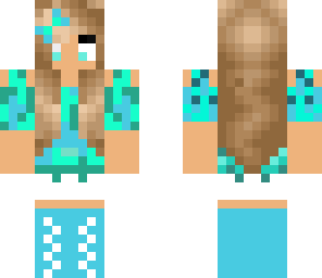 Blue Ocean Girl | Minecraft Skin