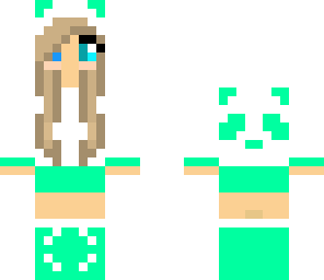 panda girl nice | Minecraft Skin