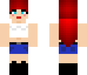 Cool realistic girl | Minecraft Skin