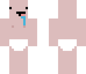 noob wearing diaper | Minecraft Skins