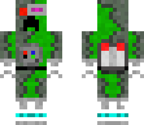 creeper cyborg 2 | Minecraft Skin