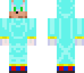Nazo The Hedgehog | Minecraft Skin