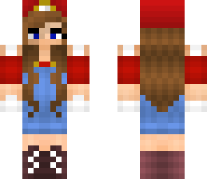 Mario Girl | Minecraft Skin