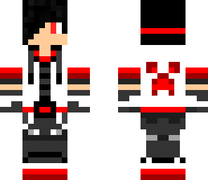 red creeper boy | Minecraft Skin