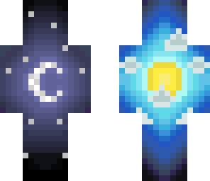 Night and day | Minecraft Skin