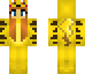 Pokemon Pikachu Girl Onesie Minecraft Skins