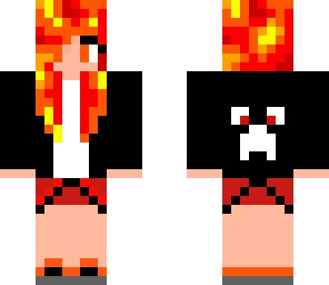 Lava girl | Minecraft Skin