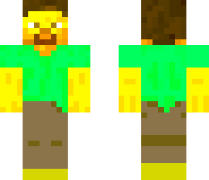 yellow steve | Minecraft Skin