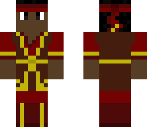 Firebender with Headband | Minecraft Skin
