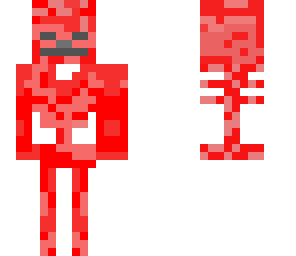 red skeleton | Minecraft Skin