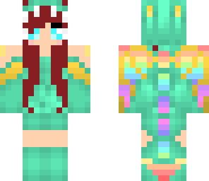 Whalen101 --Rainbow Aether Dragon | Minecraft Skin
