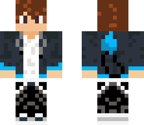 Mega Charizard X Jacket | Minecraft Skin