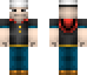 Popeye Costume | Minecraft Skin