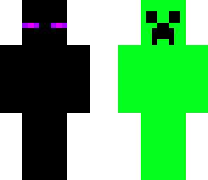 half creeper half enderman | Minecraft Skin