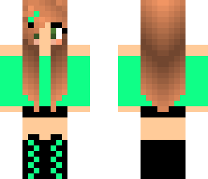 cute girl with blush | Minecraft Skin