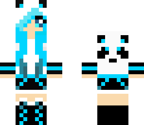 Panda girl | Minecraft Skin