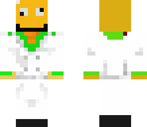 retared orange | Minecraft Skin