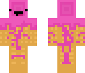 Melting ice cream cone derp | Minecraft Skin