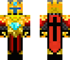 King of fire knight | Minecraft Skin