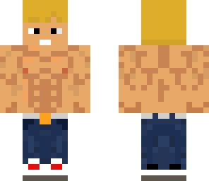 Macho Muscle Man Meh | Minecraft Skin