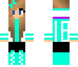 Updated Softball Player Cute Girl | Minecraft Skin