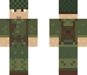 WW2 US Army Soldier | Minecraft Skin