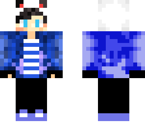 Blue Anime Boy | Minecraft Skins
