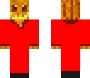pompoen met rode smoking | Minecraft Skin