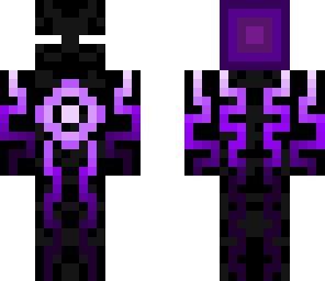 electric-purple Enderman | Minecraft Skin