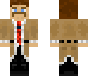Brown Trench Coat | Minecraft Skin