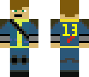 Armored Vault 13 Suit | Minecraft Skin