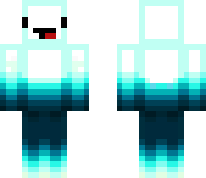 blue cute derp | Minecraft Skin