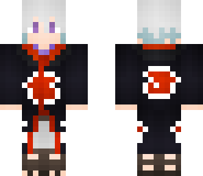Suigetsu Hozuki Akatsuki Robe | Minecraft Skin