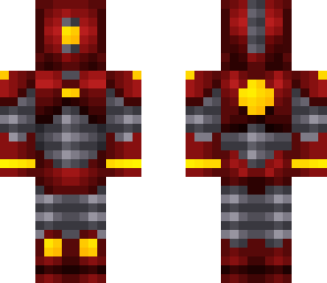 red robot skin the prototypes | Minecraft Skins