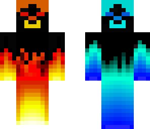 zombie on fire zombie in water | Minecraft Skin