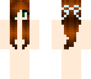 Cute Hair Bow base | Minecraft Skin