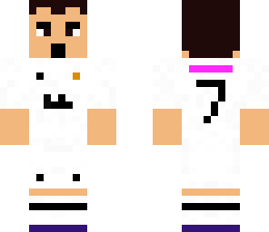 Cristiano Ronaldo Real Madrid Minecraft Skins