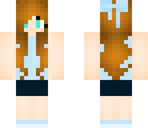 Blue Bow Girl | Minecraft Skin