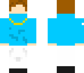 turtleneck and chain | Minecraft Skin