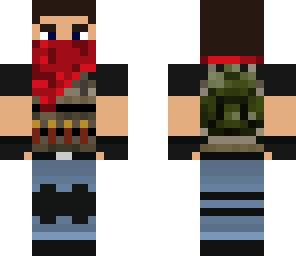 DayZ Bandit red cloth | Minecraft Skin