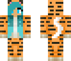 Edited tiger girl | Minecraft Skin