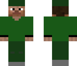 Green herobrine | Minecraft Skin