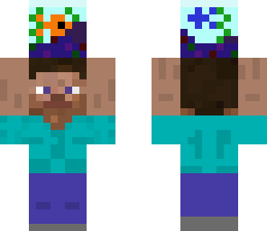Steve With A Fishbowl | Minecraft Skin