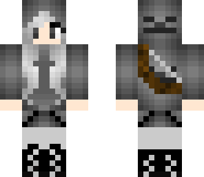 Skeleton Girl | Minecraft Skin