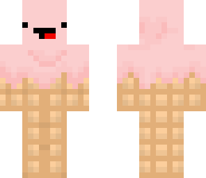 Ice cream cone | Minecraft Skin