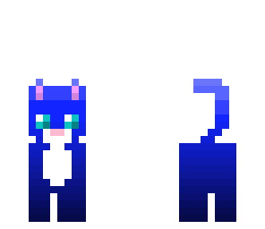 BLUE CAT | Minecraft Skin