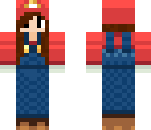 Mario girl | Minecraft Skin